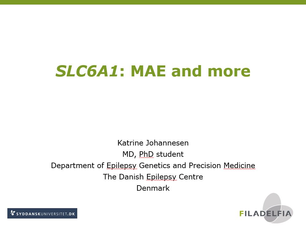 Presentations - SLC6A1 Connect